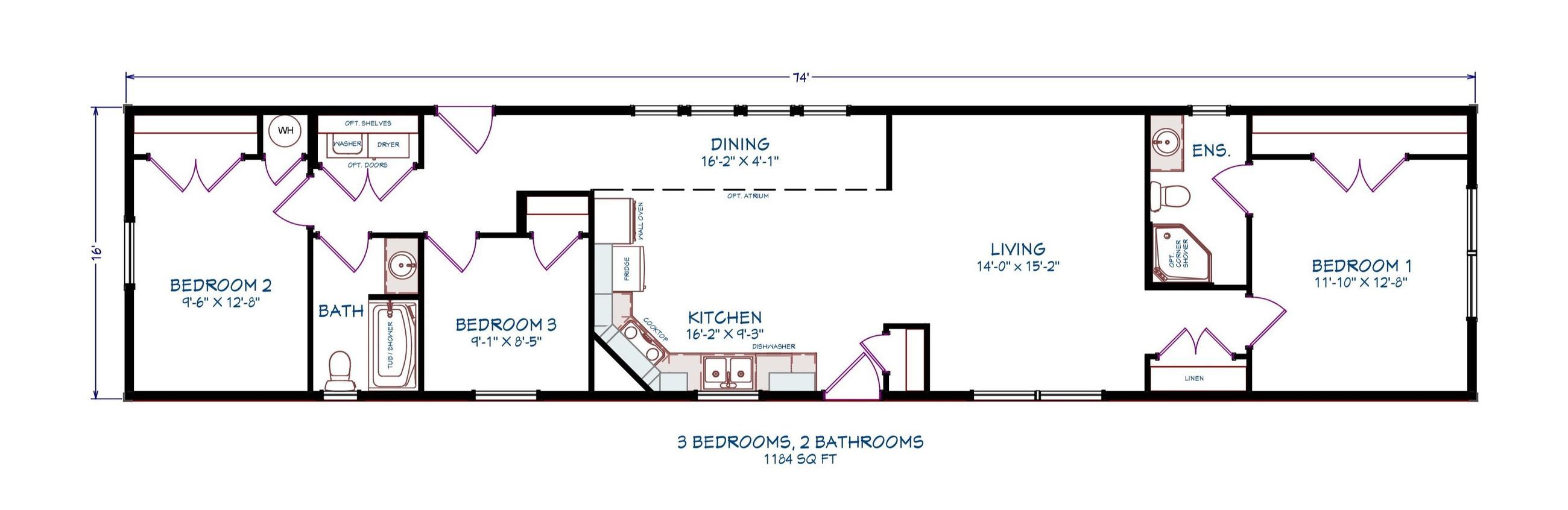 ML-113 | Traditional Home Plan | Maple Leaf Homes