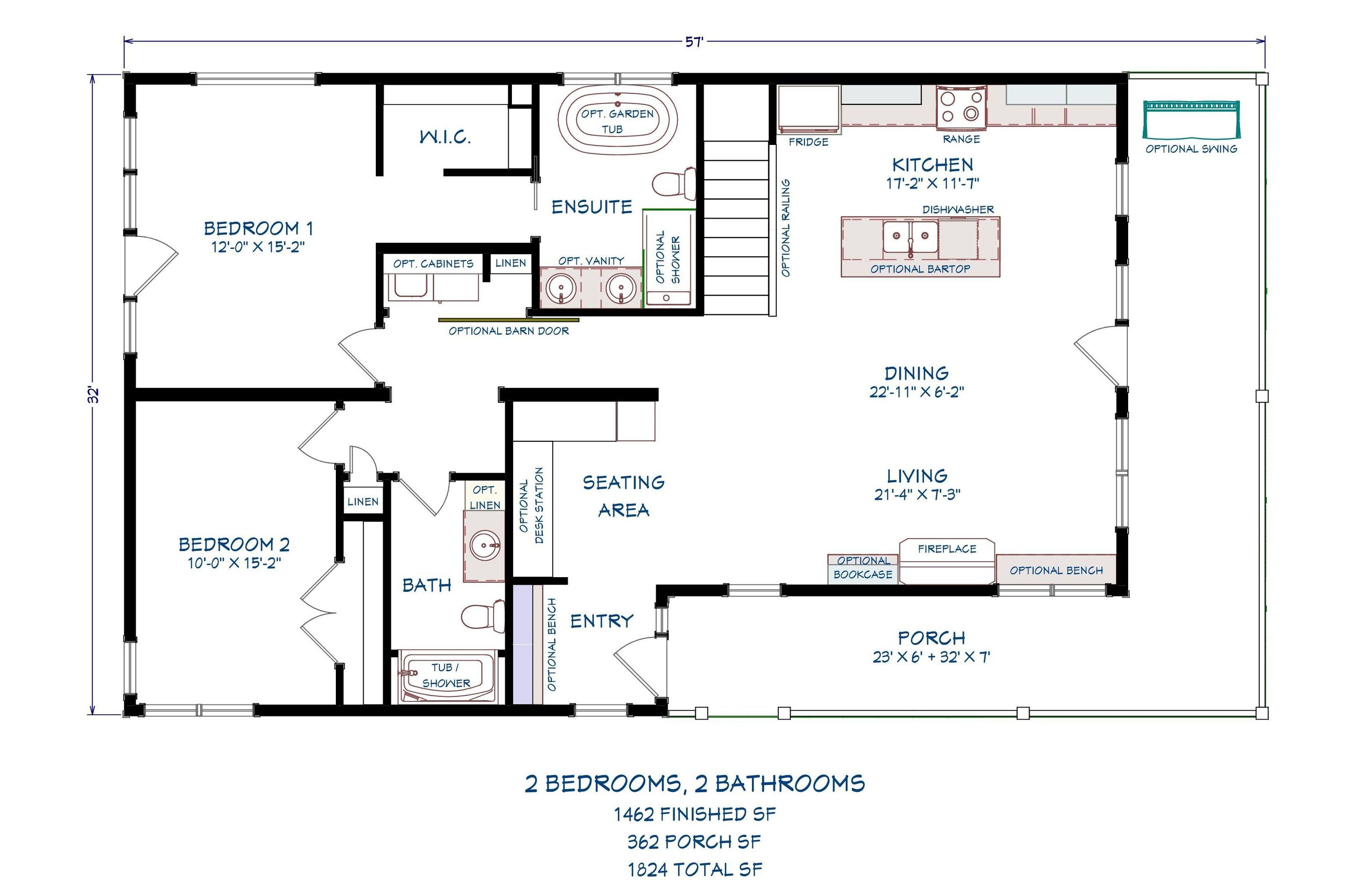 Homestead | Farmhouse Home Plan | Maple Leaf Homes