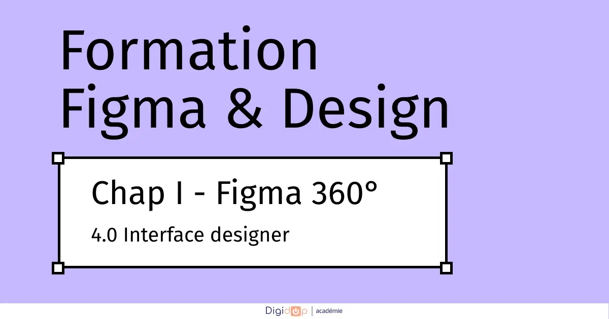 Découvrir l'interface du designer de Figma | Formation Figma