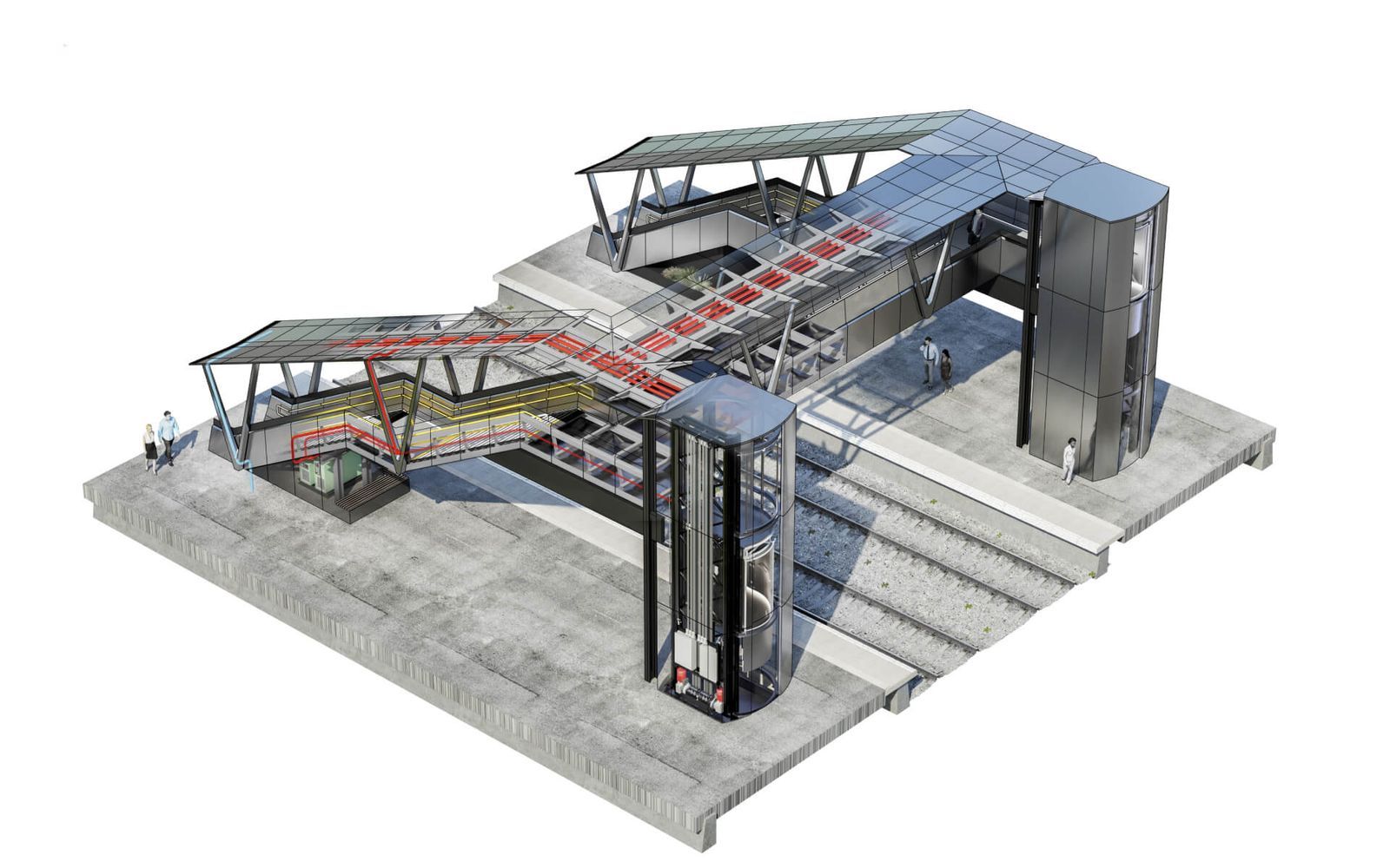 AVA Bridge | Innovative & Accessible Rail Footbridge