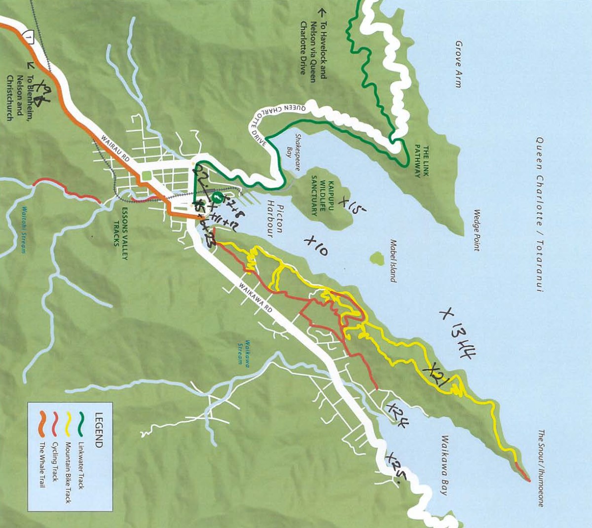 Maps & Guides - Top of the South, New Zealand