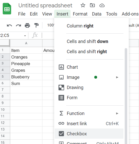 How To Sum Cells With Checkboxes In Google Sheets Lido app