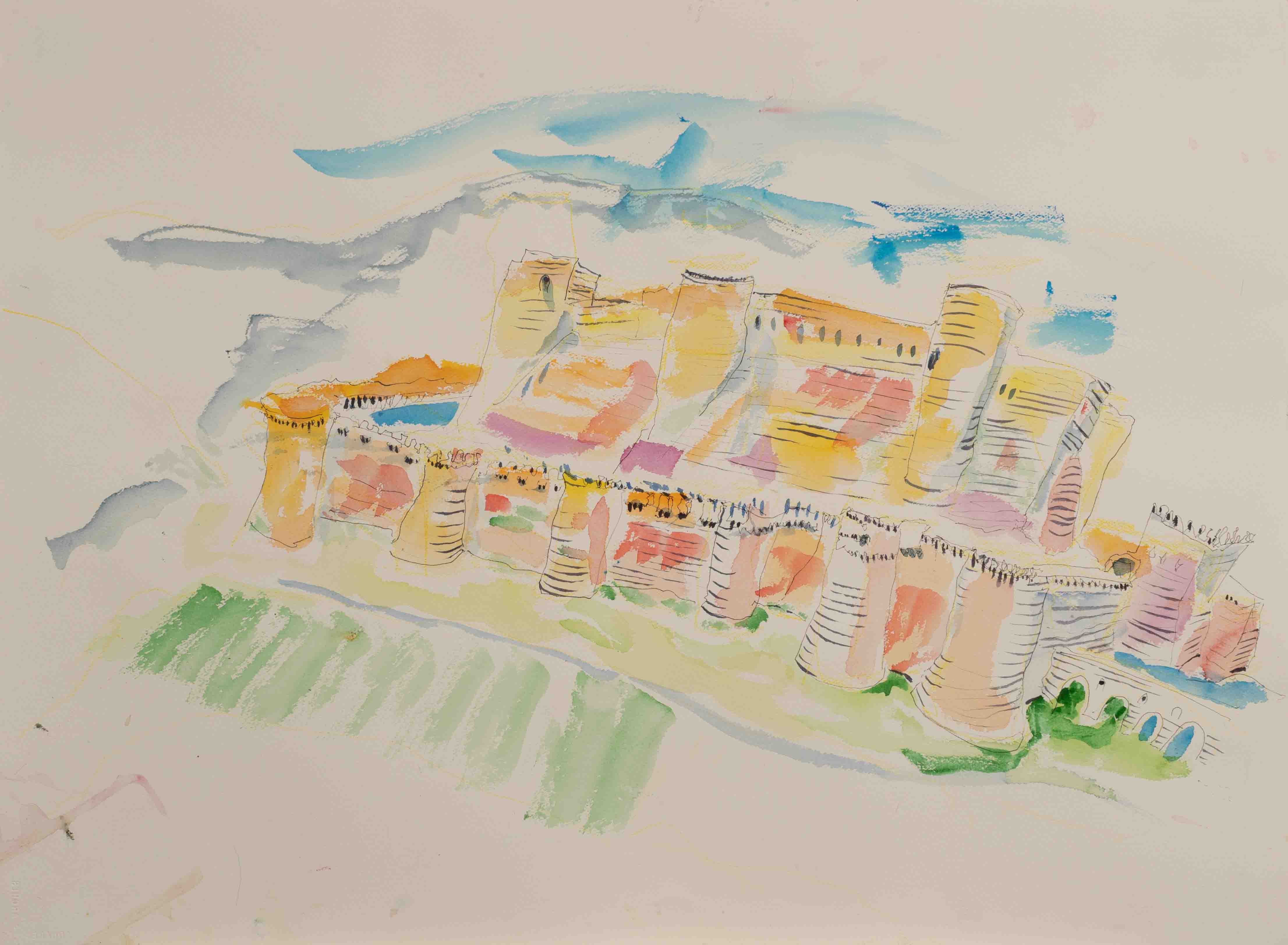 Krak des Chevaliers | Jerome Tupa Fine Art