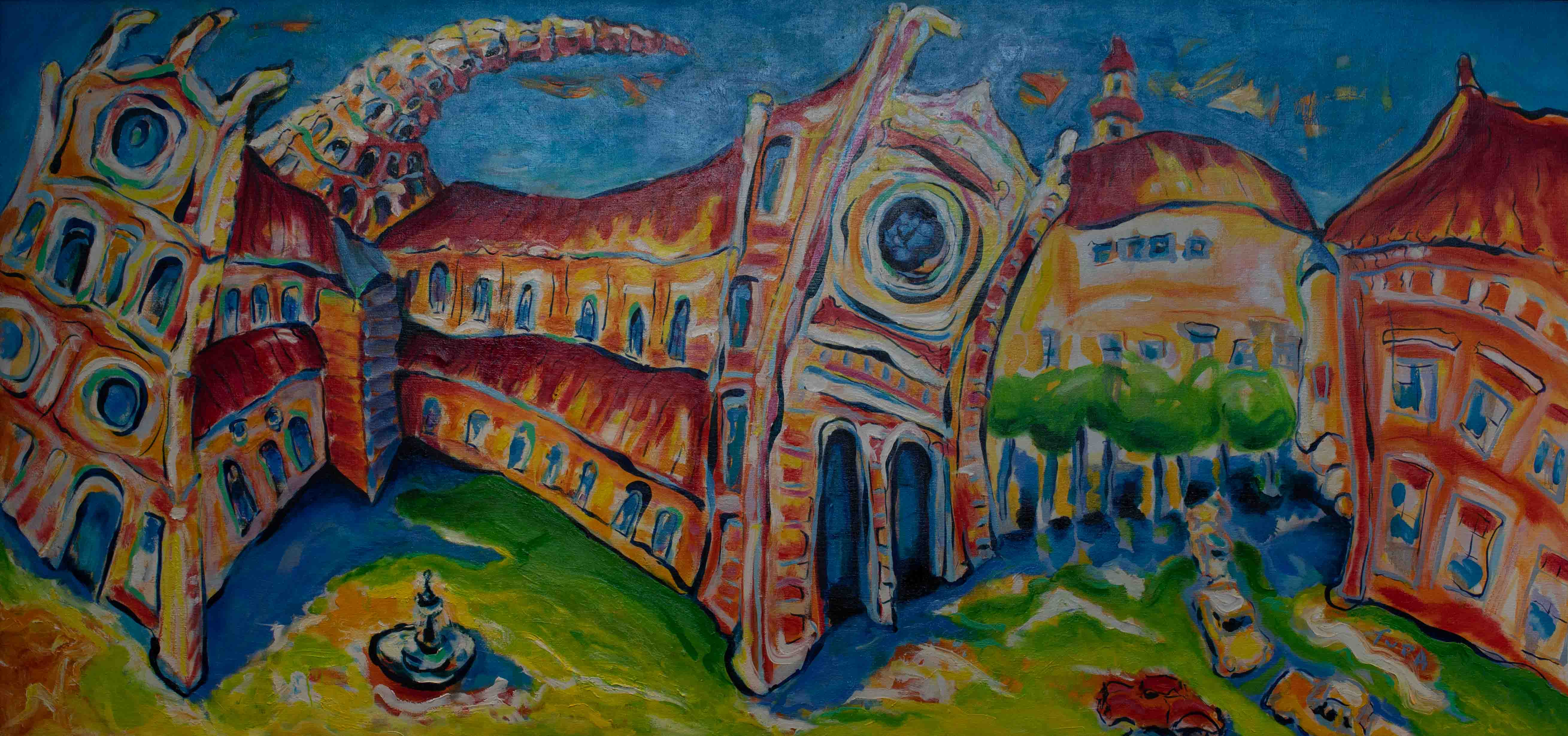 Rose Cathedral, Toulouse, France | Jerome Tupa Fine Art