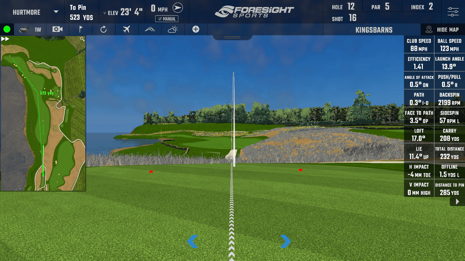 Golf Simulator at Hurtmore - Golf Club in Surrey