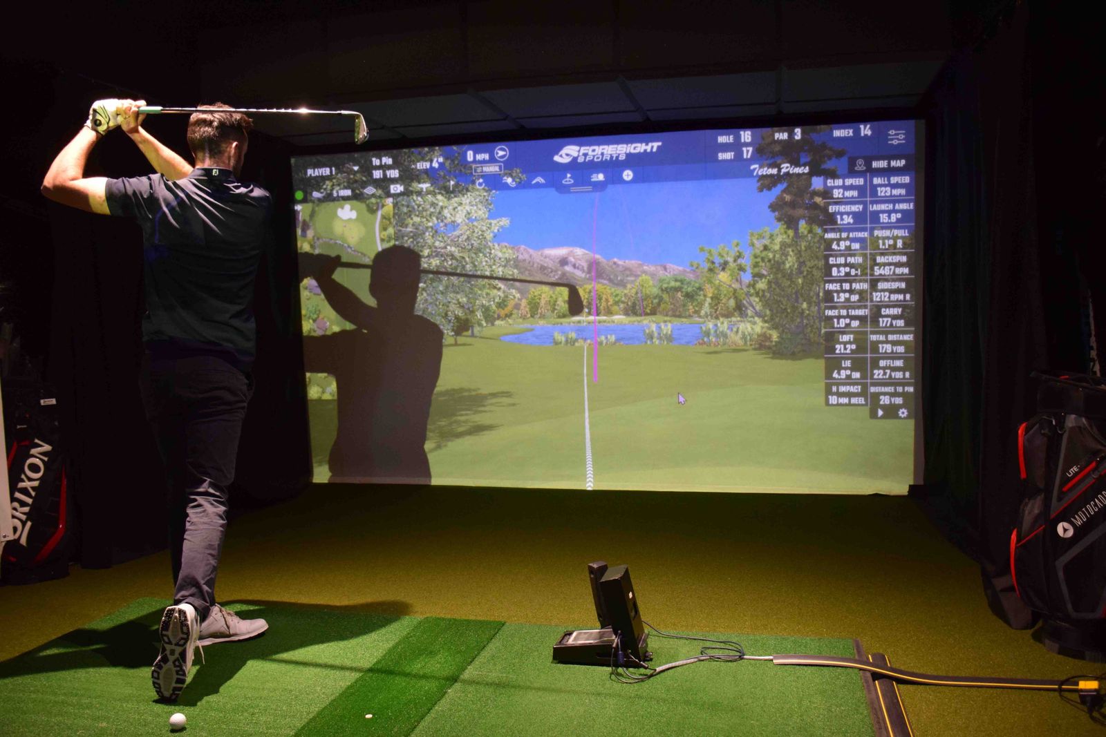Golf Simulator at Hurtmore - Golf Club in Surrey