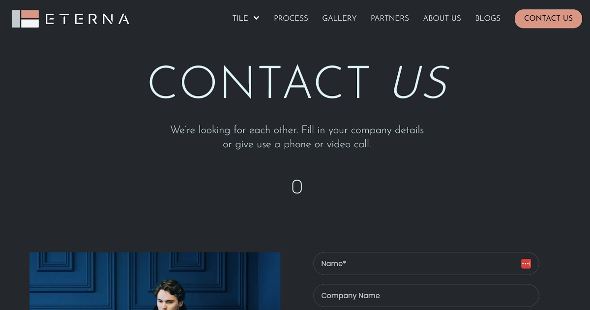 Contact Us | Custom Tile Installation Services | Eterna Surfaces