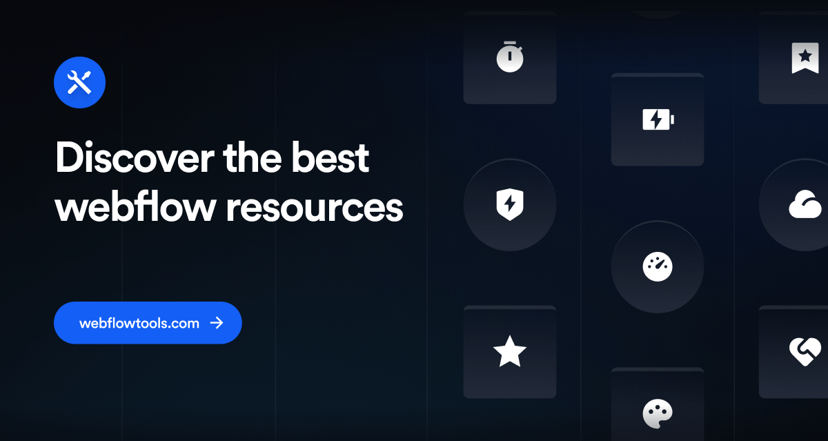 Webflow Tools - Discover The Best Webflow Tools