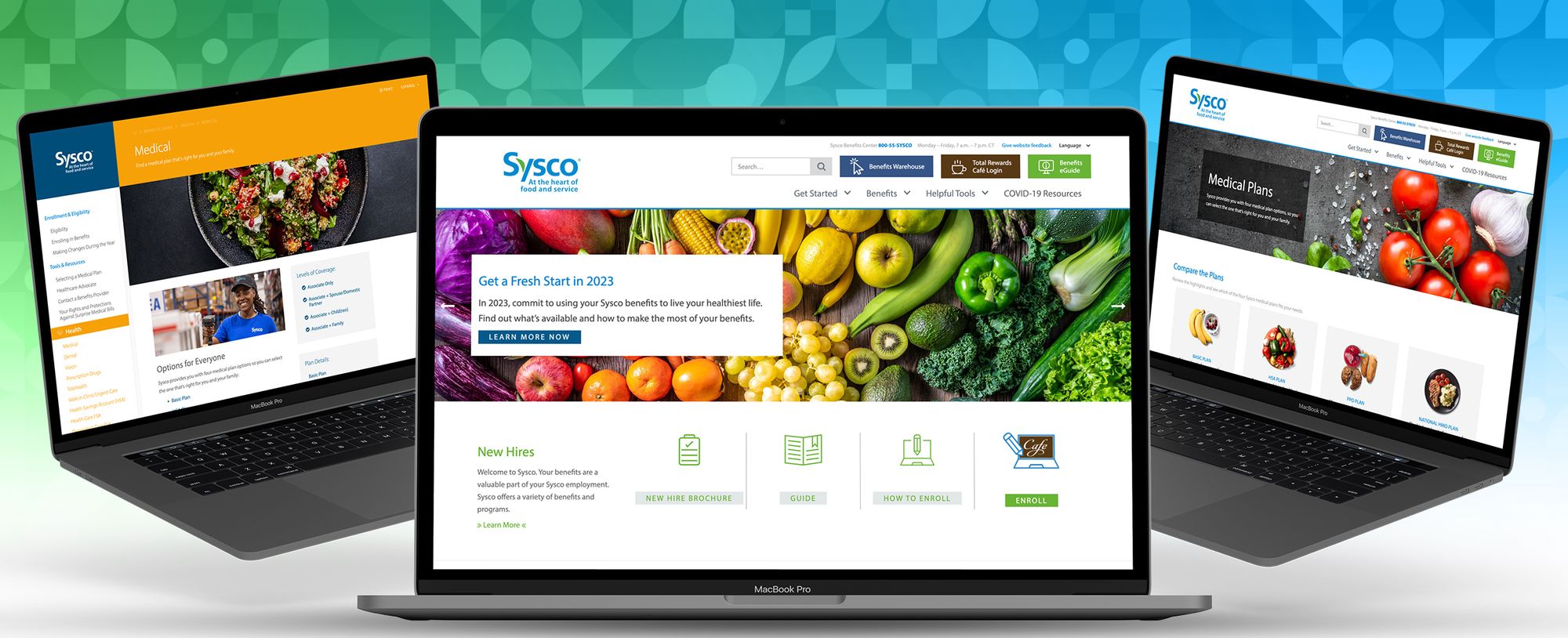 Sysco Benefits Website | Cohesive Creative and Code