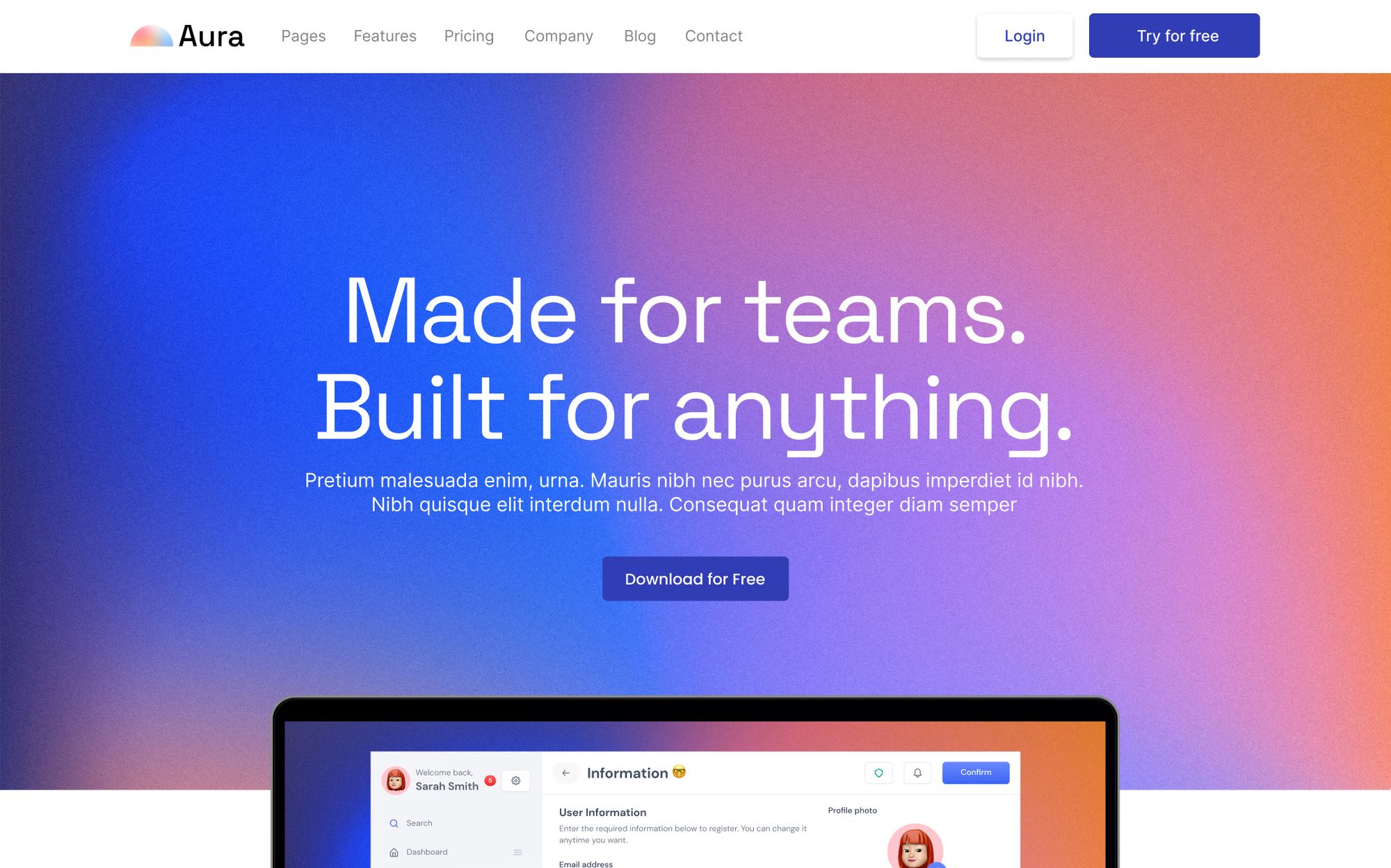 Webflow Templates → Exclusive Designs | Wedoflow