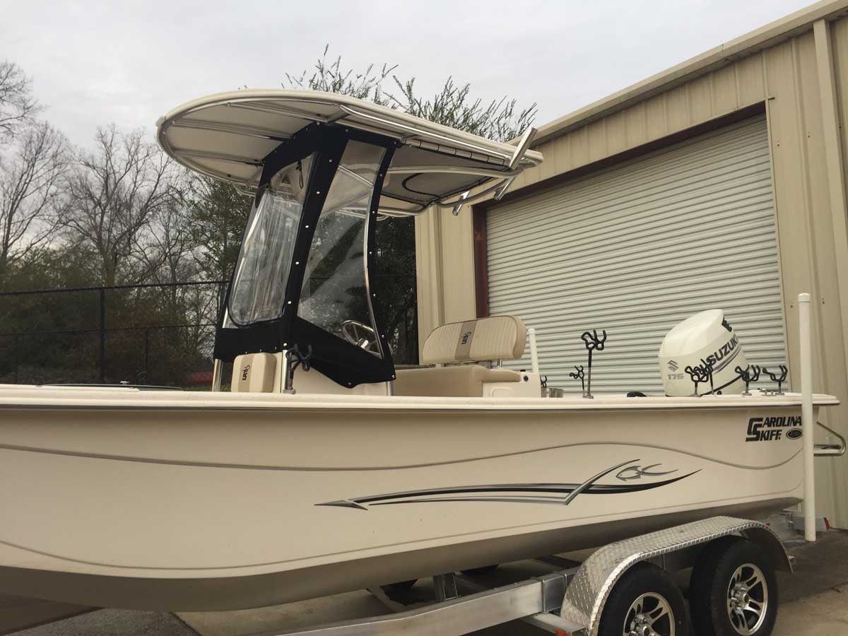 Carolina Skiff - Spray Shield | Featured | Craig's Marine Canvas