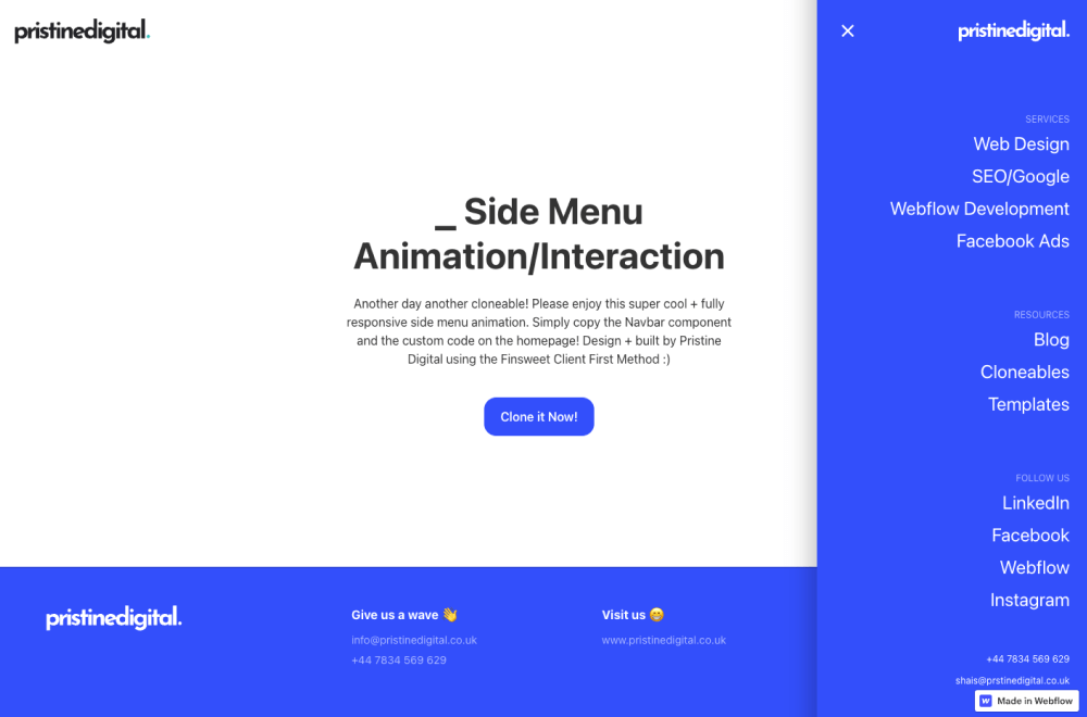 Pristine Digital | #1 Webflow & SEO Agency UK