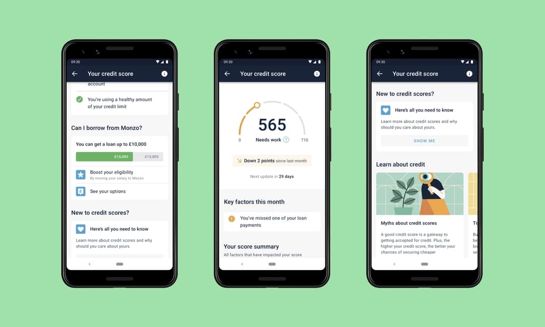 Monzo credit score · Bryn Taylor · Product strategy User research Product design