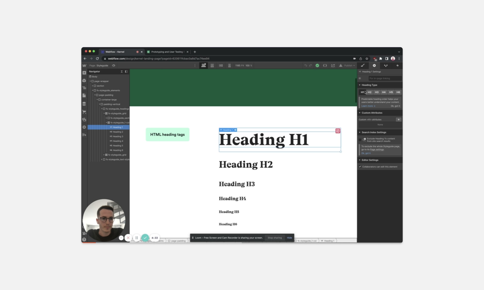 Kernel website · Bryn Taylor · Design Webflow build