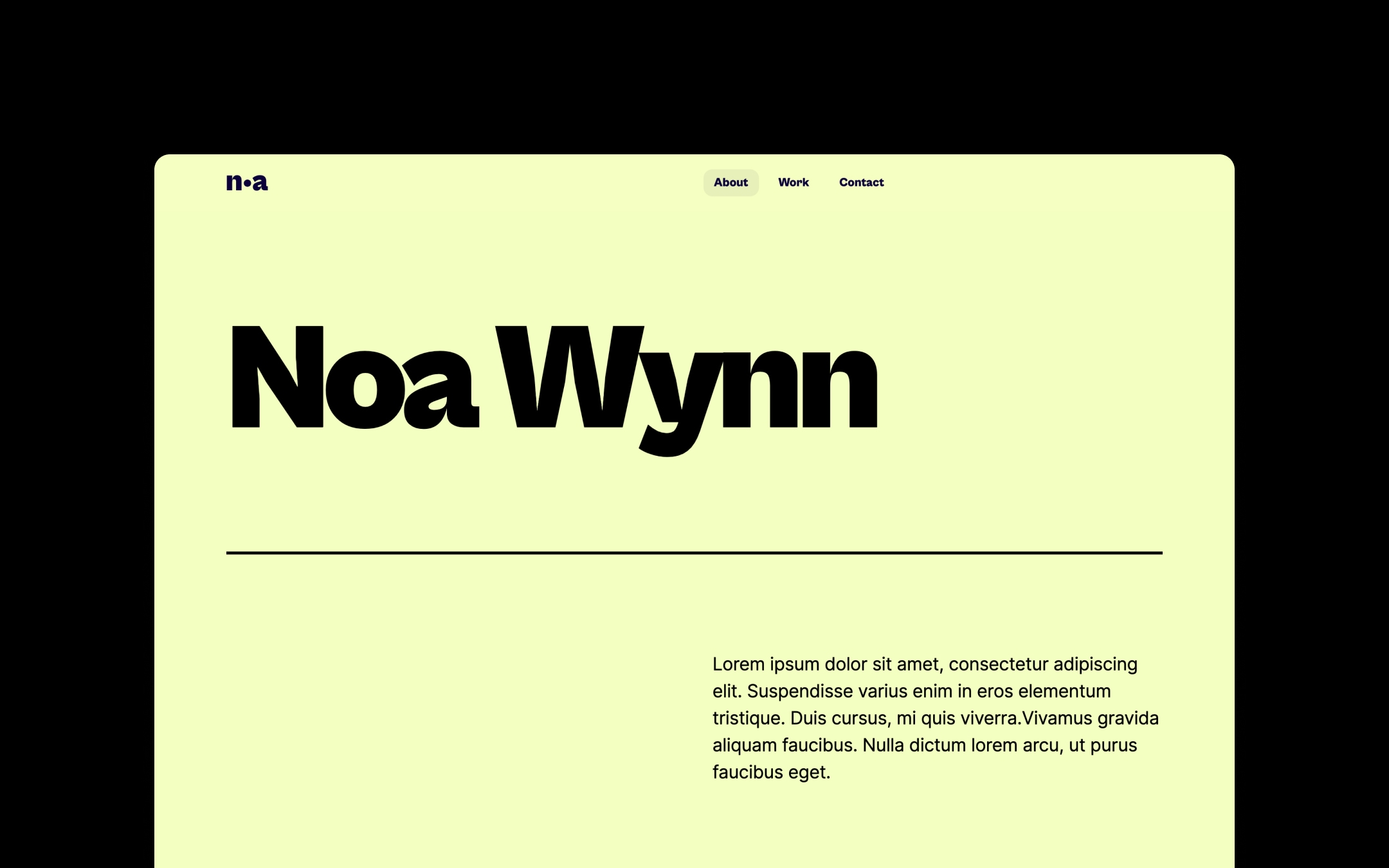 Noa template for Webflow (2023) · Bryn Taylor