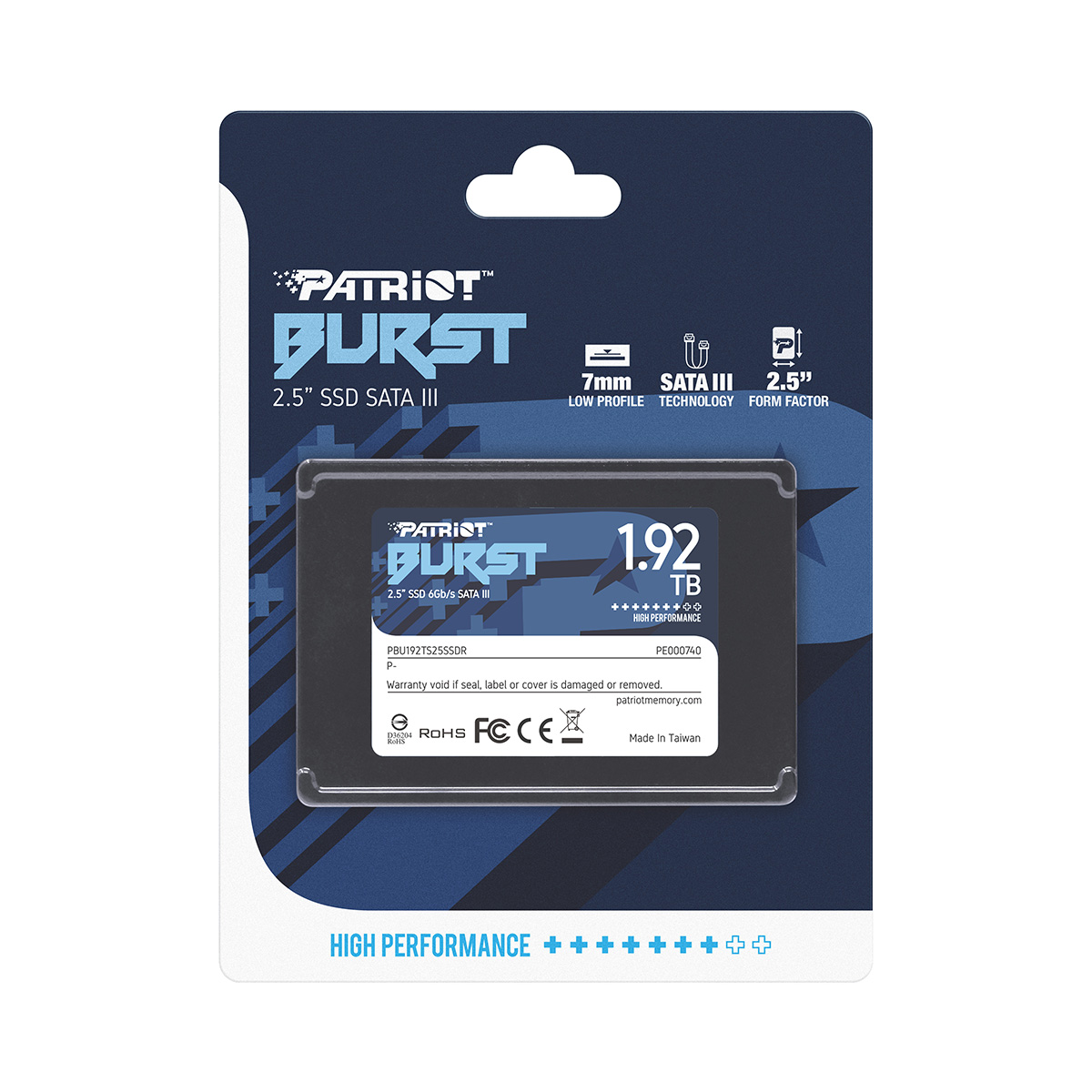 Patriot Burst Solid State Drive ( SSD ) Box | Patriot Memory