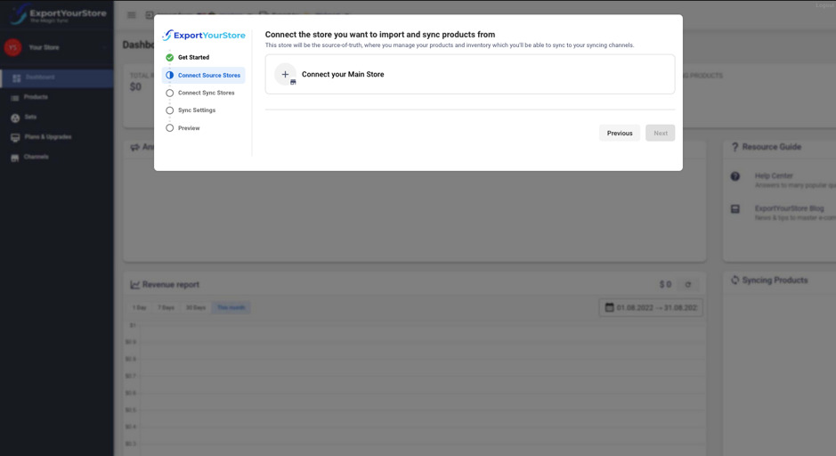 Lesson 3: Connecting Your Source Store | ExportYourStore Academy