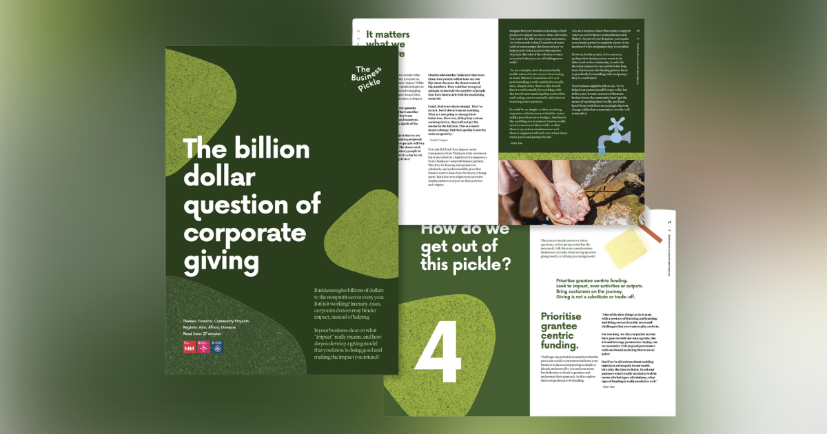 The billion-dollar question of corporate giving