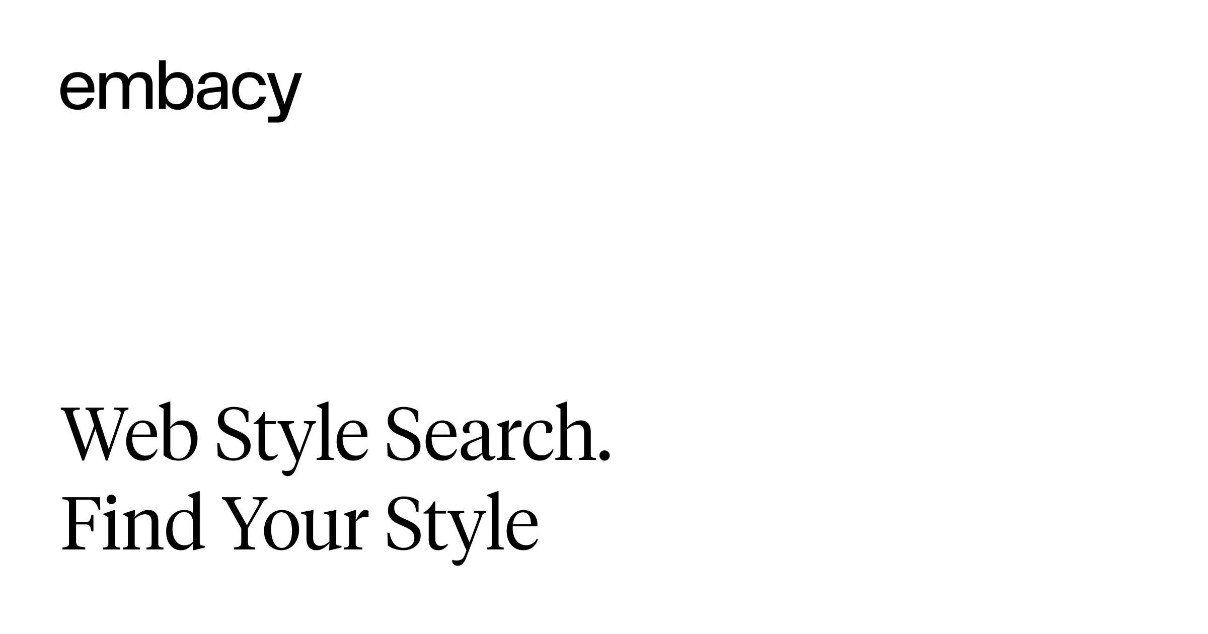 Web Style Search | embacy web design