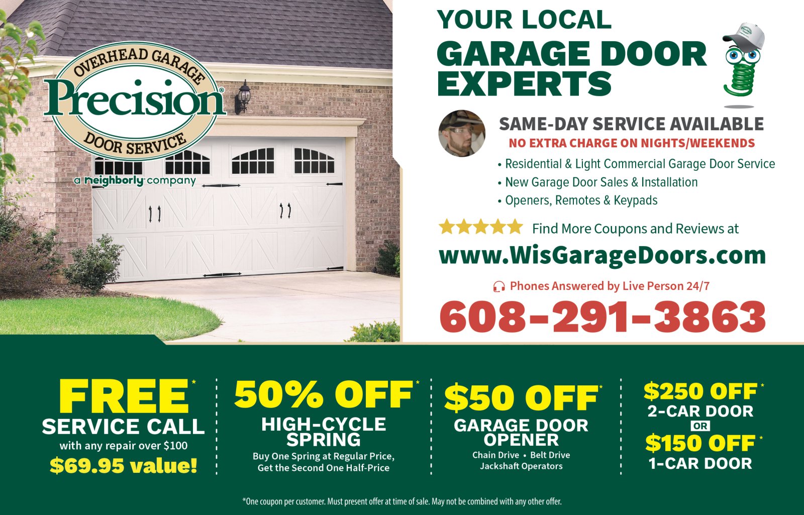 Coupons for Precision Doors