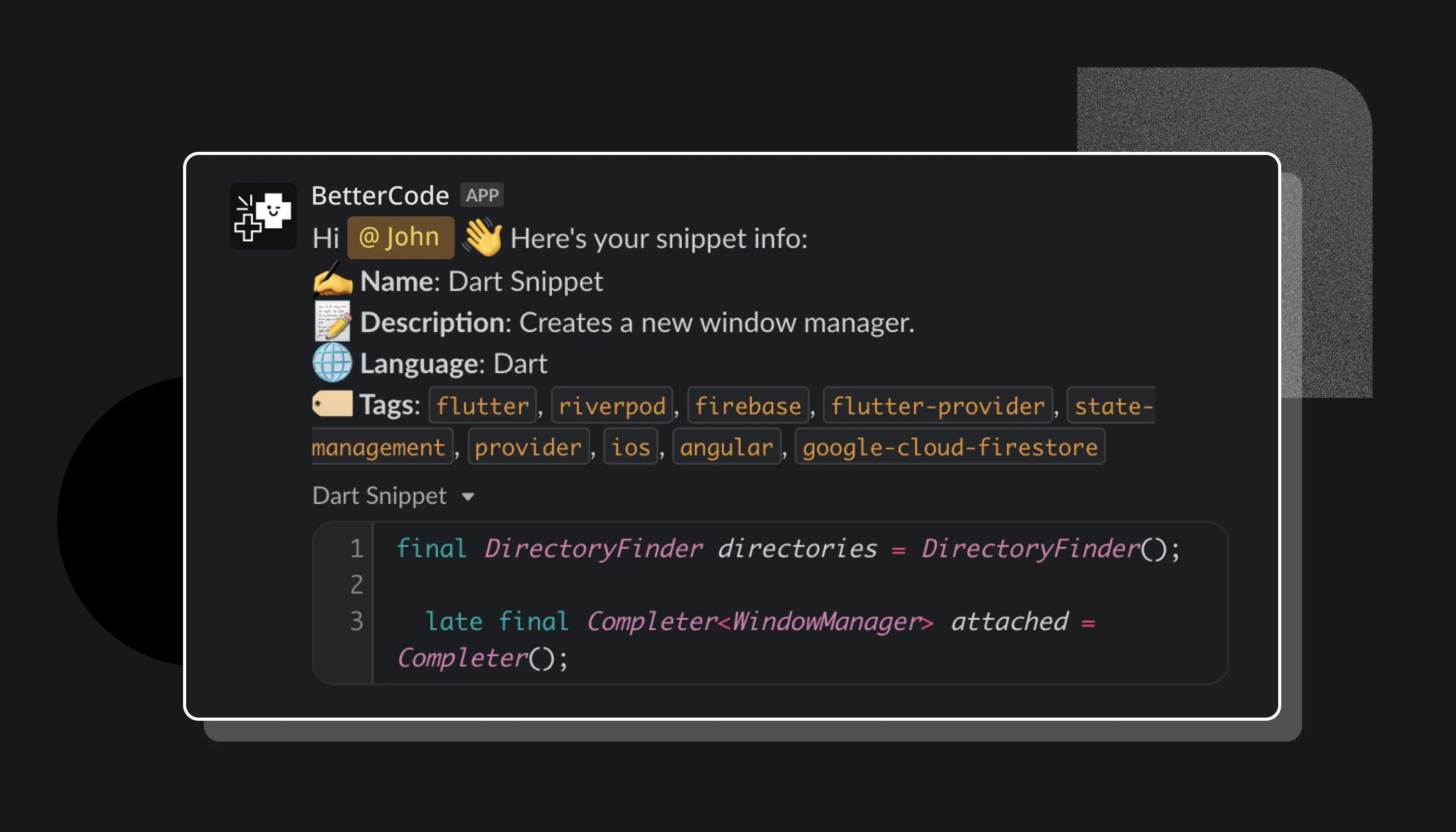 BetterCode - Enrich Code in Slack
