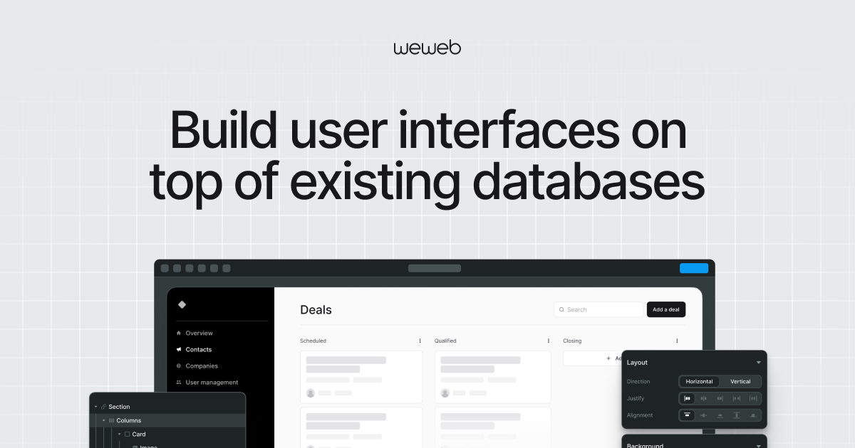 Alternative to Bubble – WeWeb
