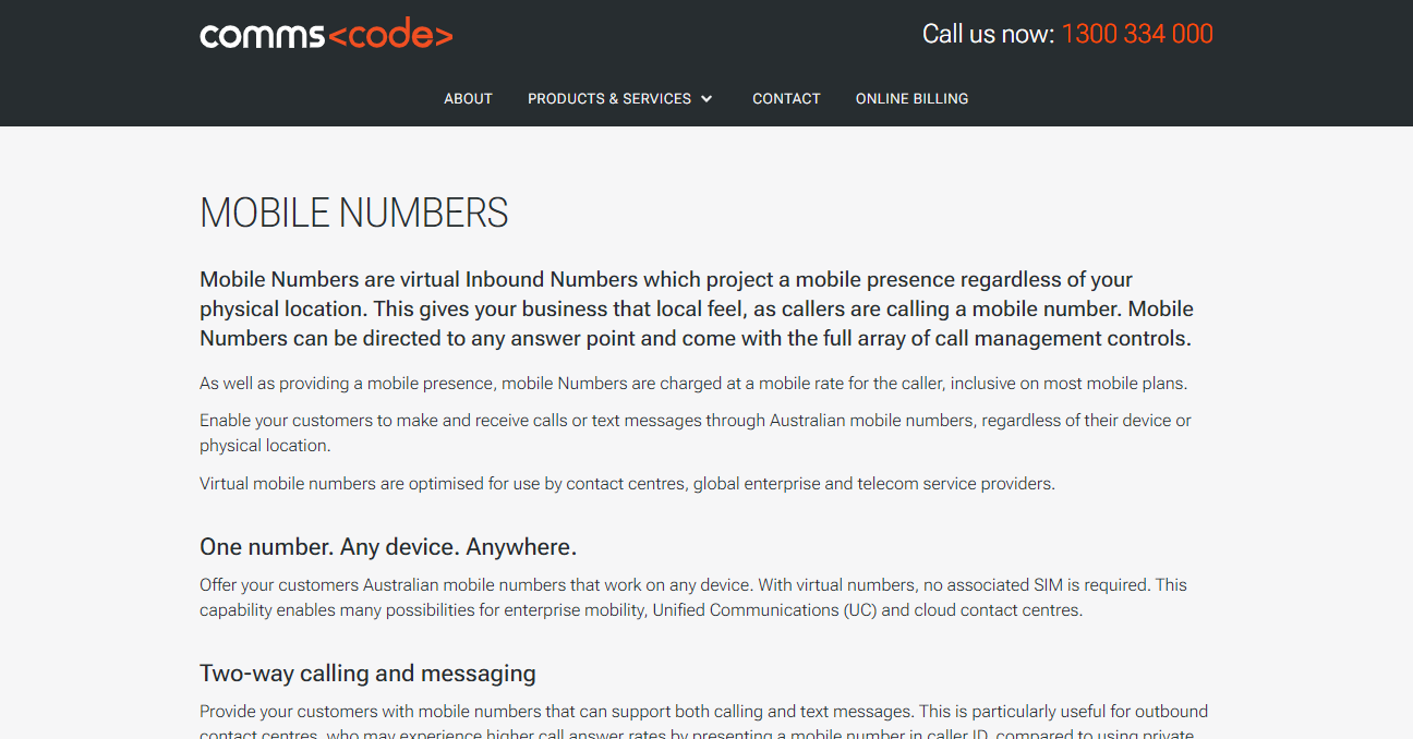 Mobile Numbers - Outbound Contact Centres, UC platforms, Inbound mobile ...