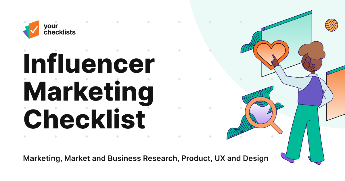 Influencer Marketing Checklist | Your Checklists