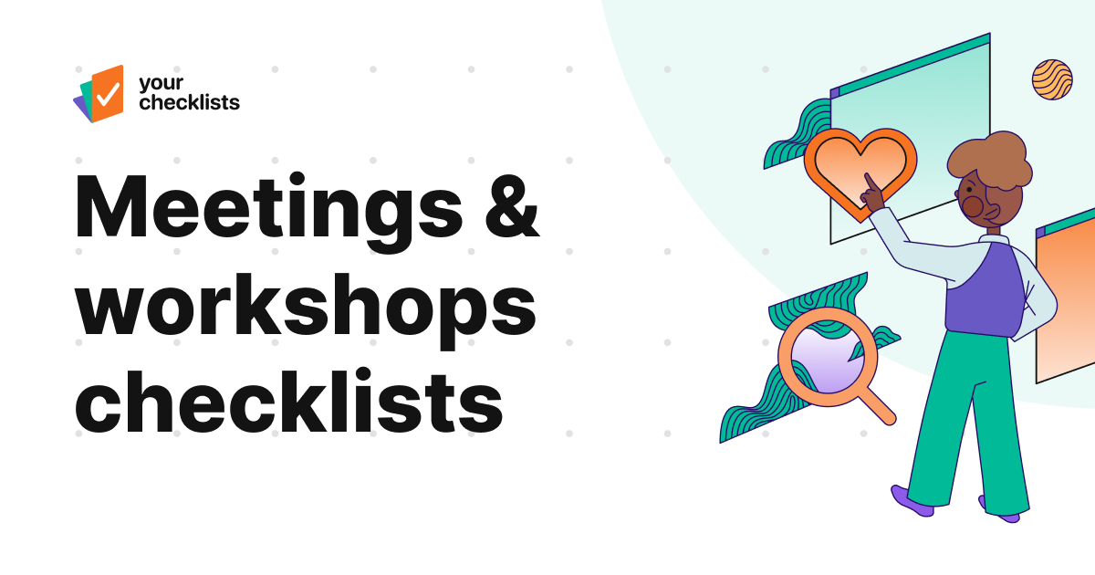 Comprehensive Checklist for Managers: Meetings & Workshops | Boost ...