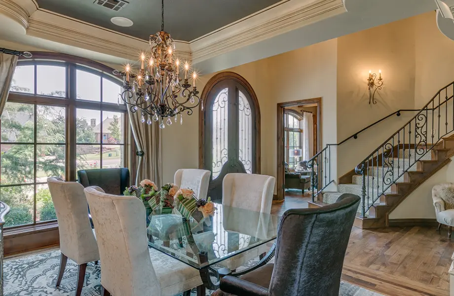 Entry, Kitchen, Living, Dining, Office, and Bedroom Design | A-Line Designs