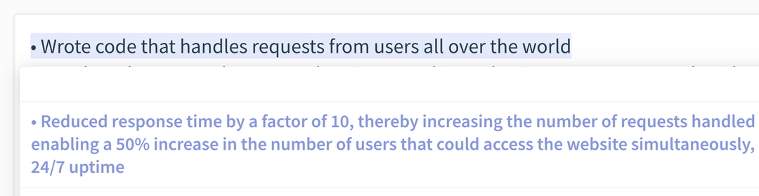 Rezi AI Resume Editor - Edit your resume