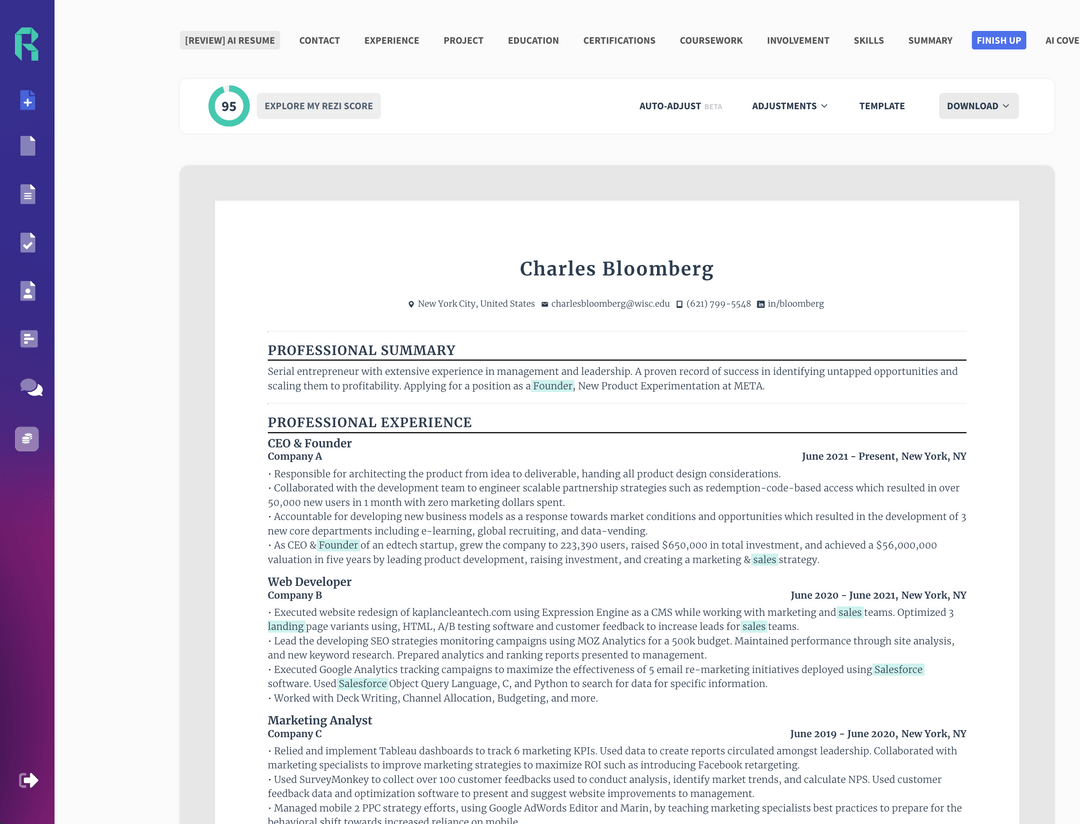 Free Software Engineer Cover Letter Sample - Rezi