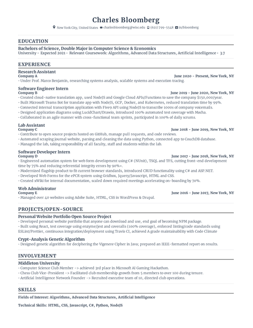300+ Free ATS Resume Examples - Optimized for 2023