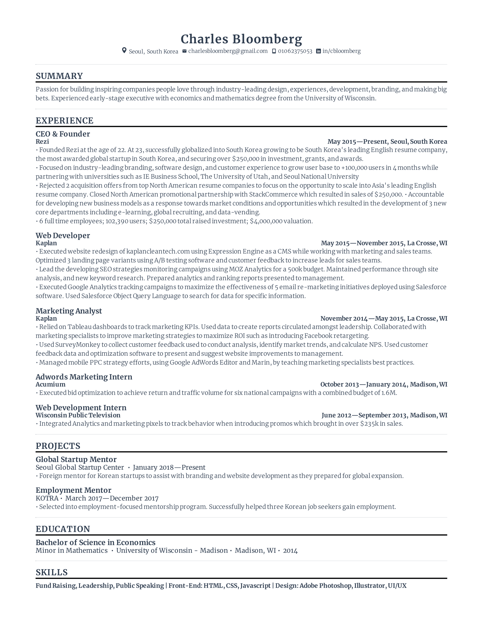 Service Technician Resume Example For 2023 Rezi Ai