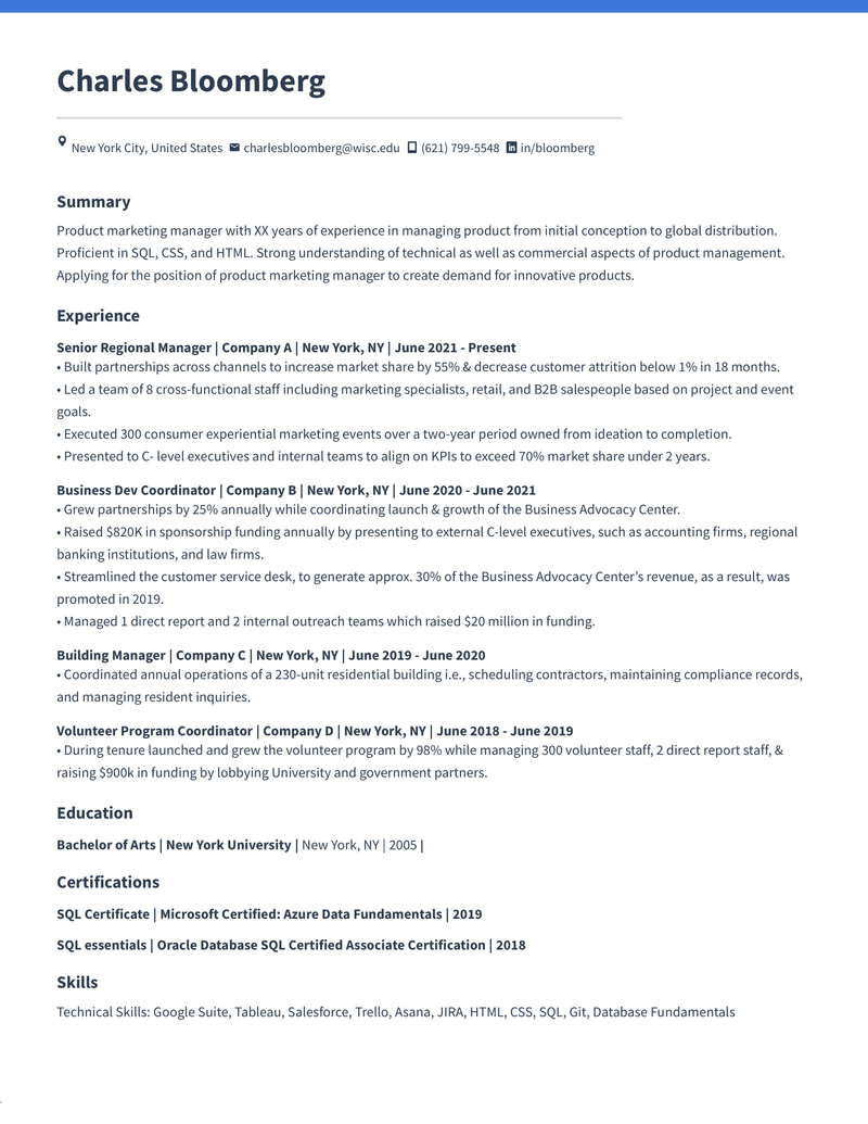 7 Eye-Catching Google Docs Resume Templates for 2024