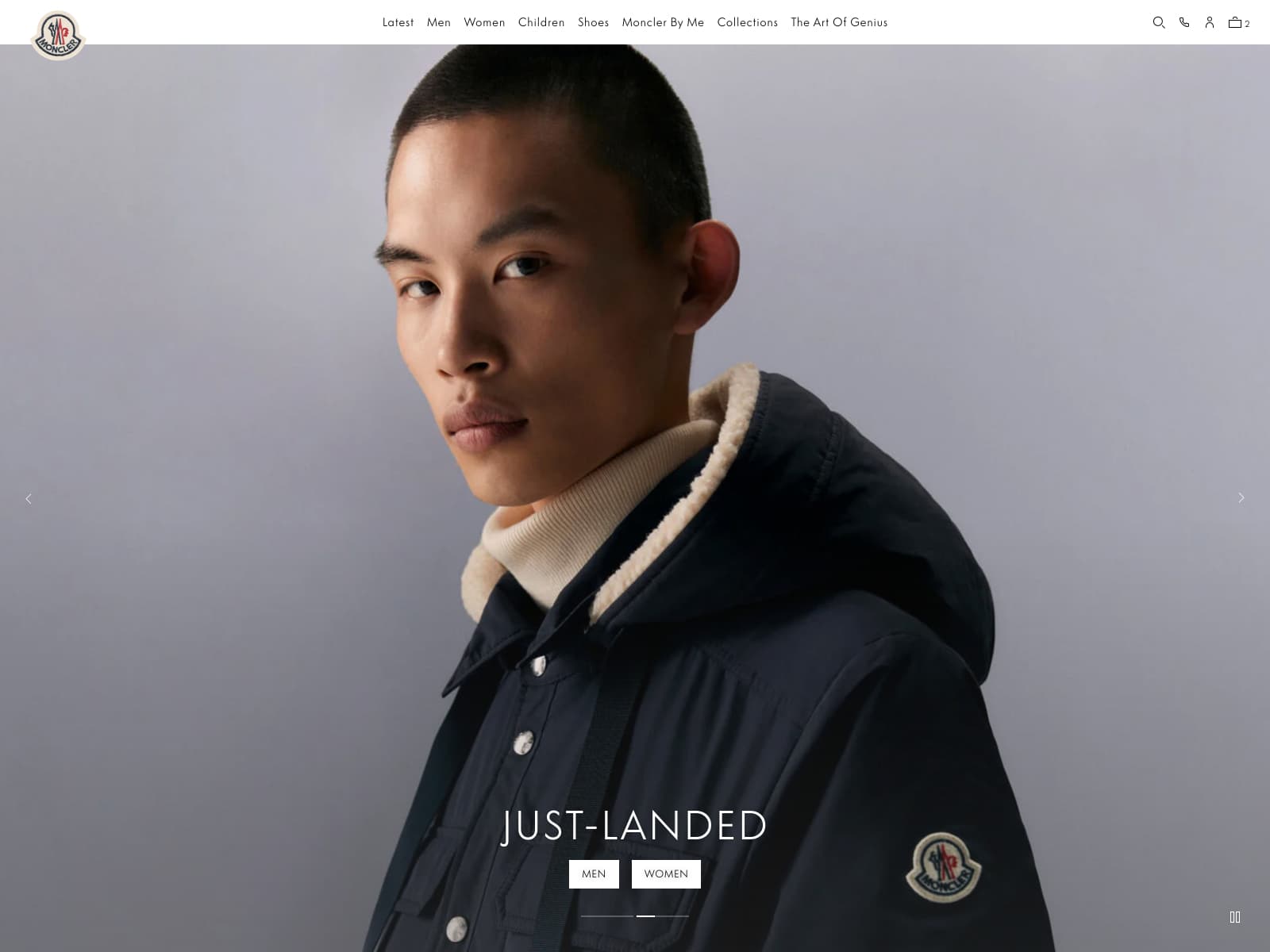 Ecommerce Design Awards | Winners | Moncler