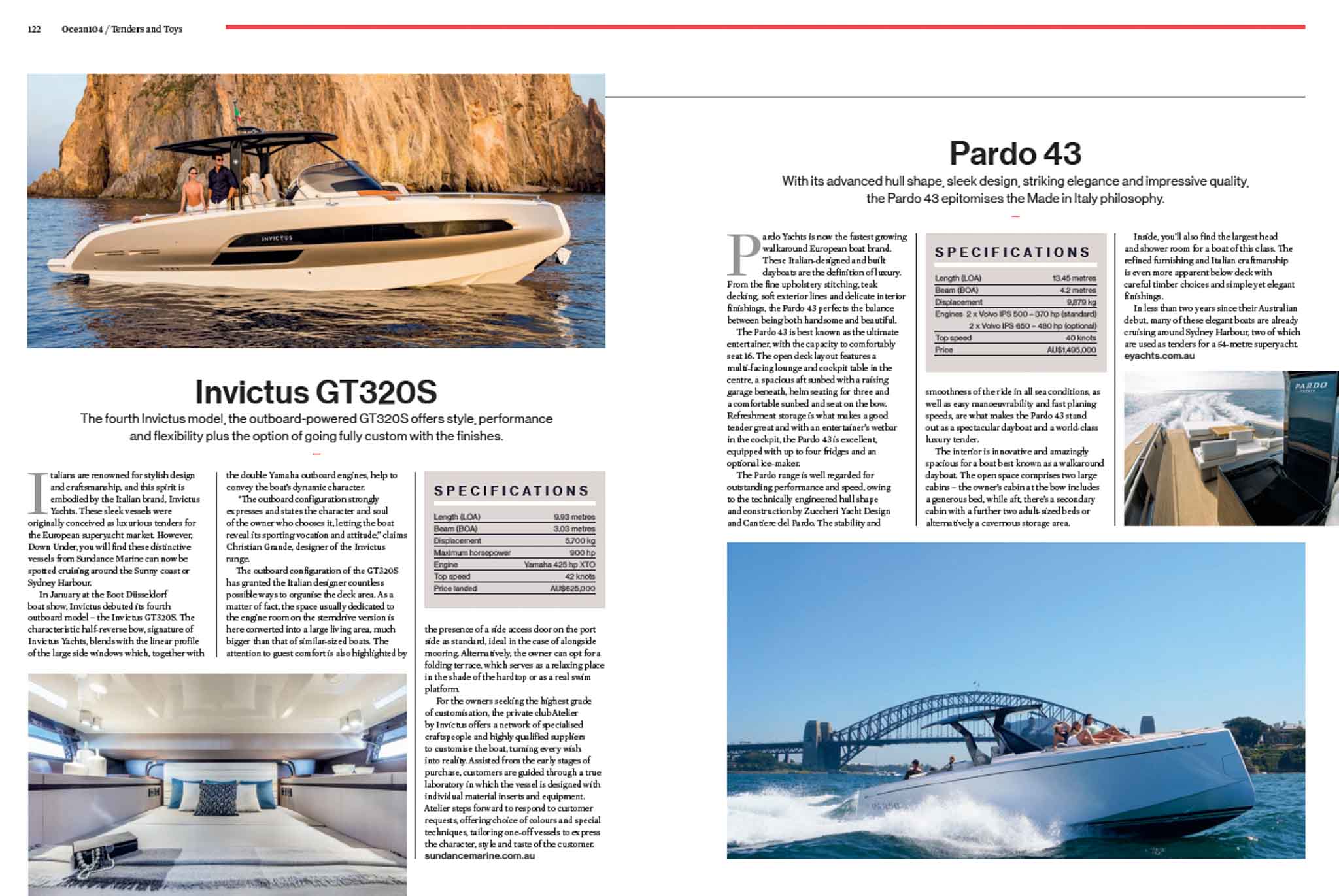 Invictus Yacht featured in Ocean Magazine | Sundance Marine