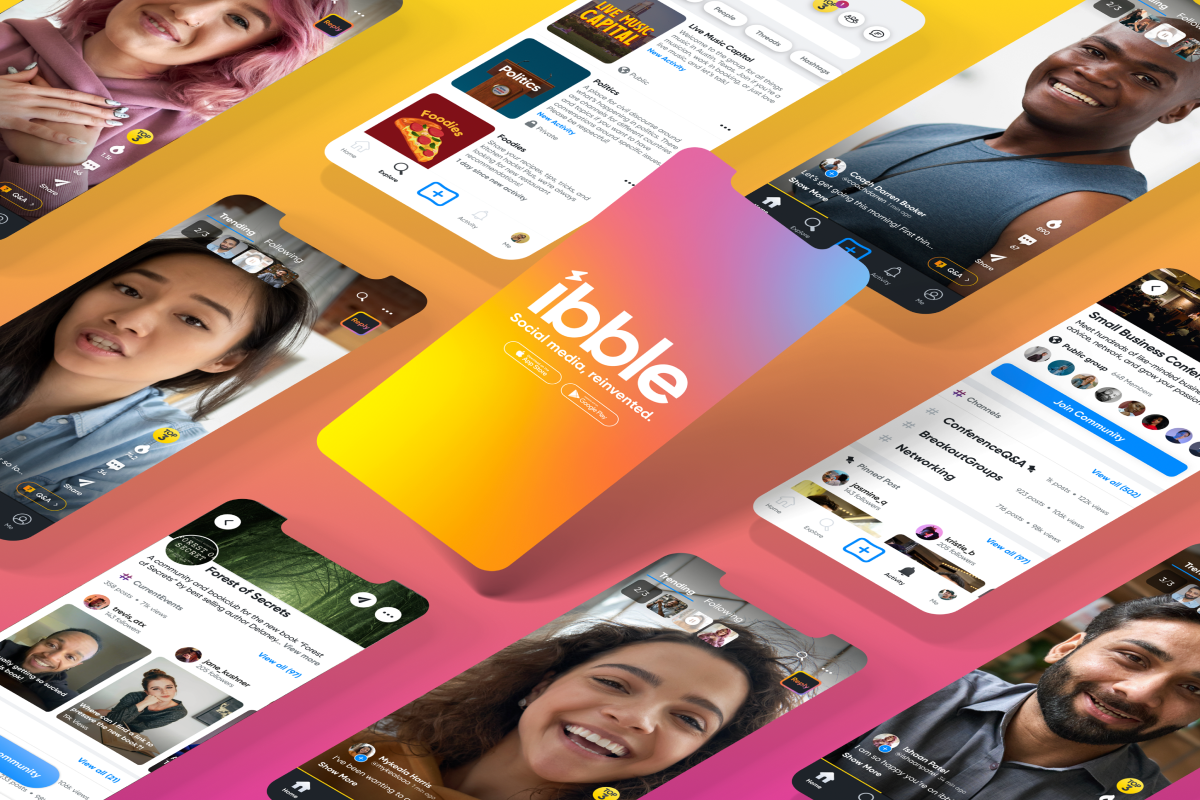 ibble - Social media, reinvented