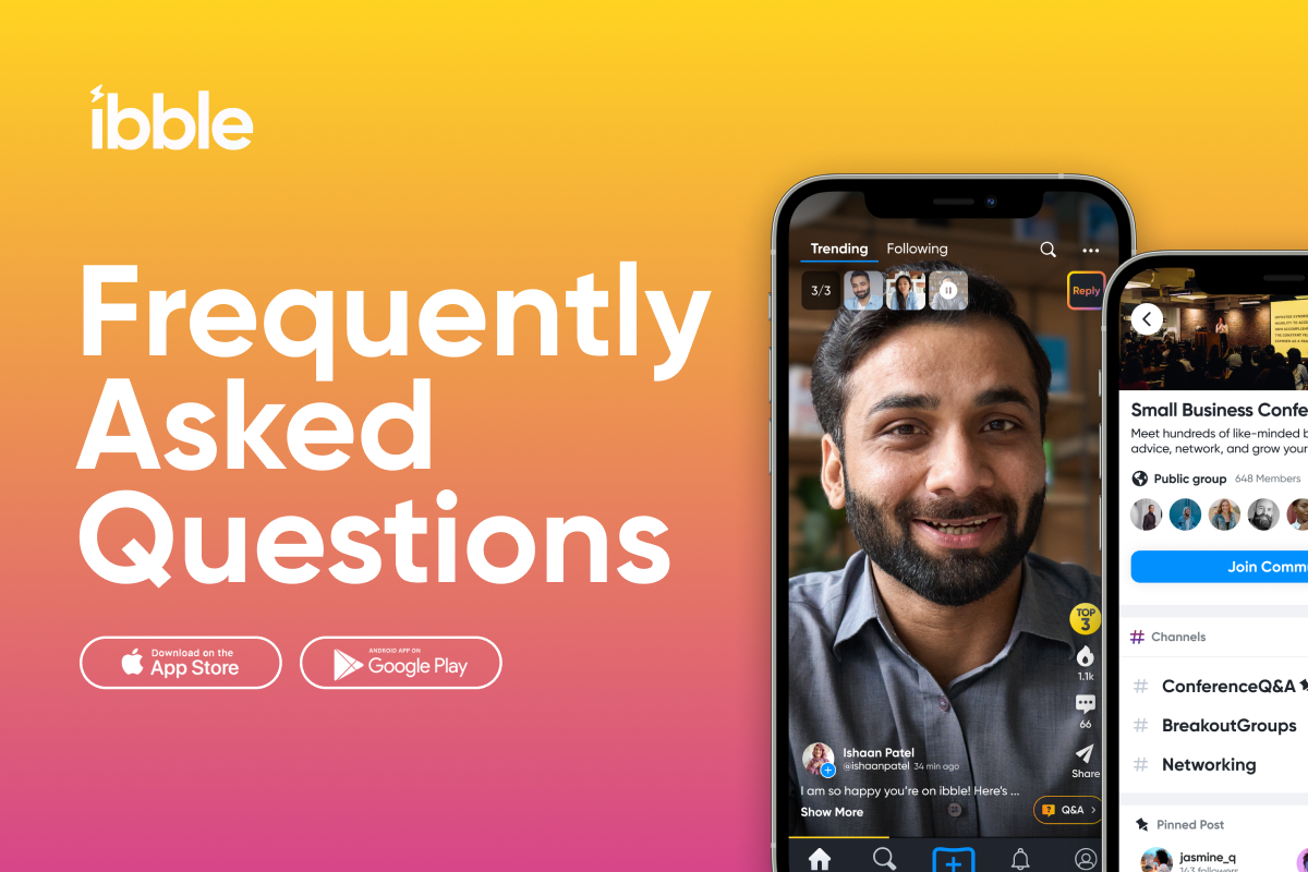 ibble - Social Media - FAQ