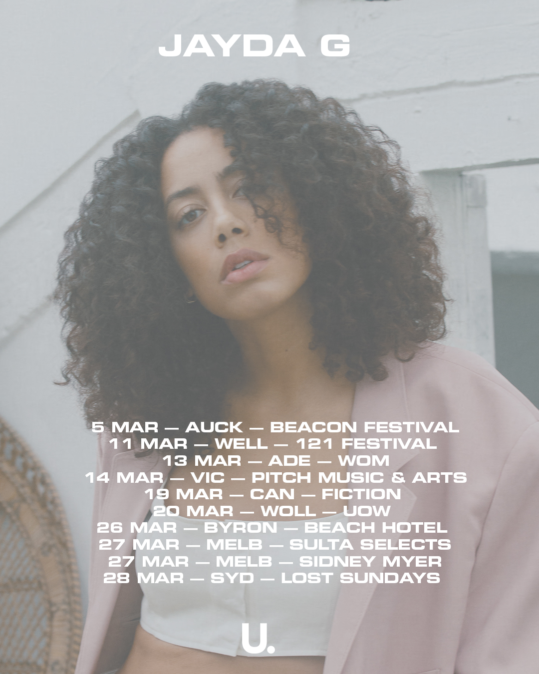 Jayda G — 2022 AU & NZ TOUR - Untitled Group