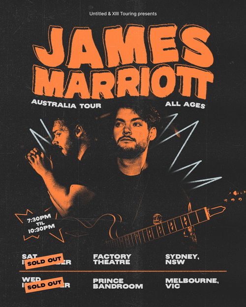 James Marriott Australia Tour 2023 - Untitled Group