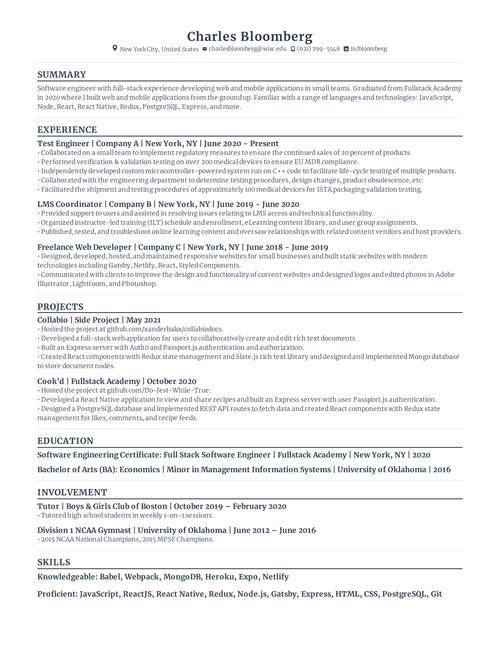 300+ Free ATS Resume Examples - Optimized for 2023