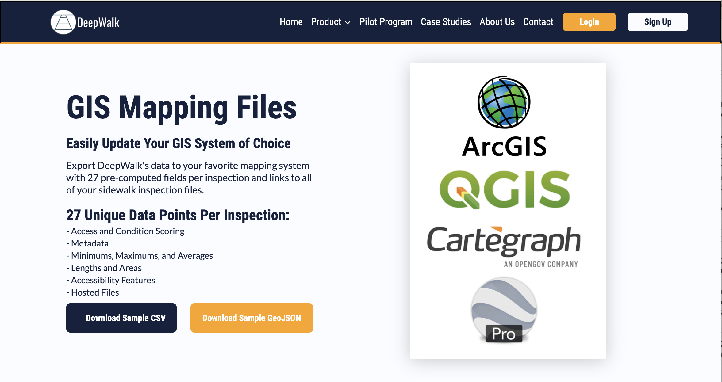 GIS Mapping Files - DeepWalk