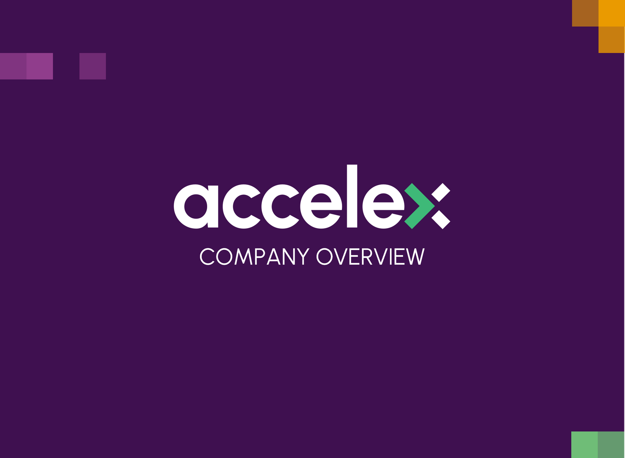 Accelex | Overview