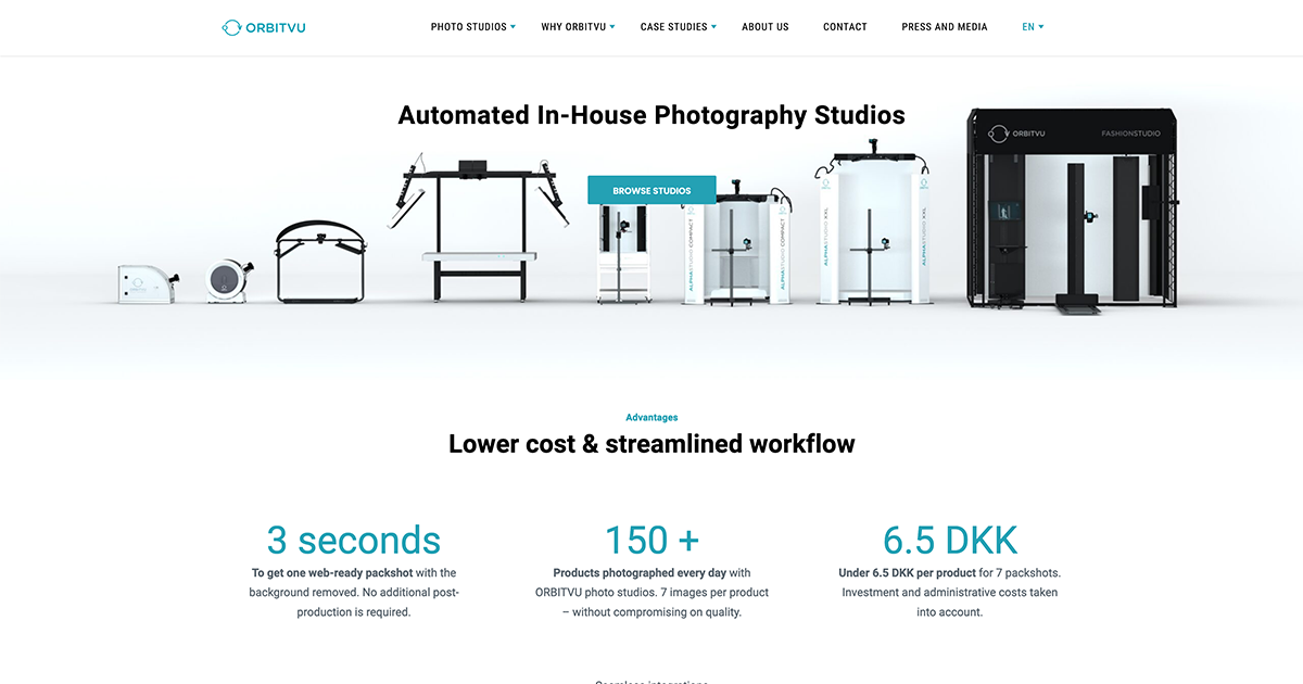 Automated Product Photography Studios | Orbitvu Nordic