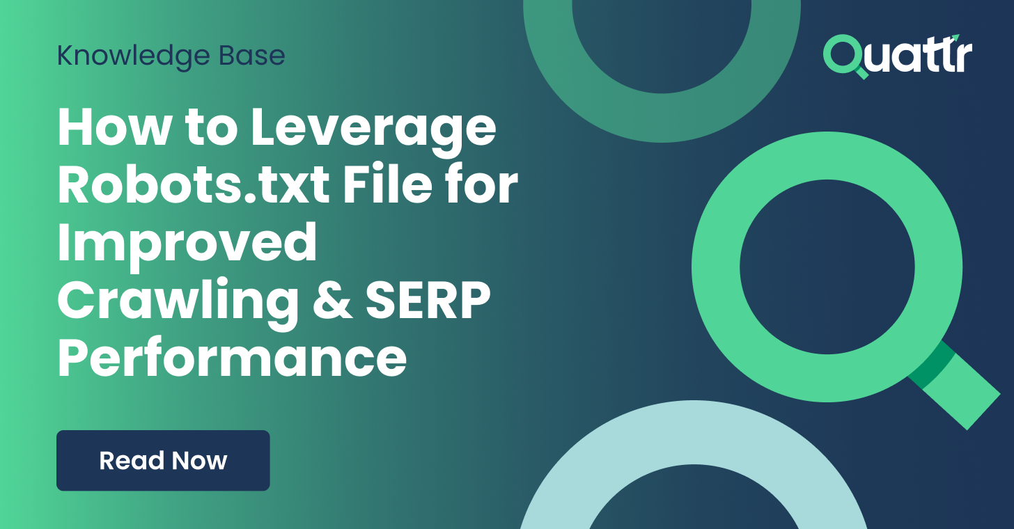 How To Leverage Robots Txt File For Improved Crawling