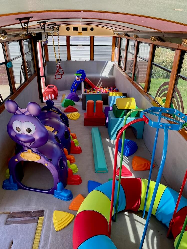 Abilene Tumble Trolley - Mobile playground and obstacle course for kids