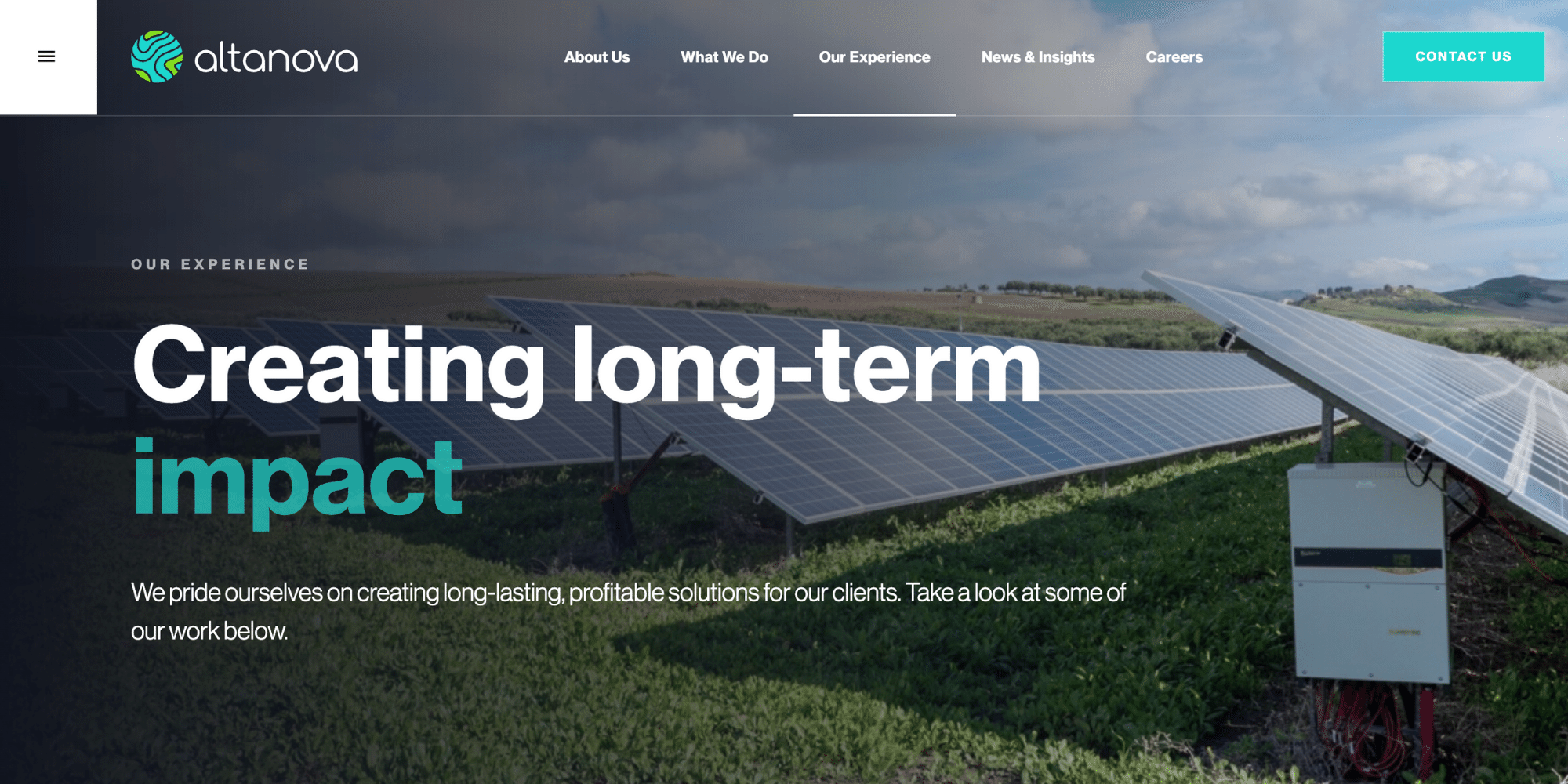 Altanova | Our Experience