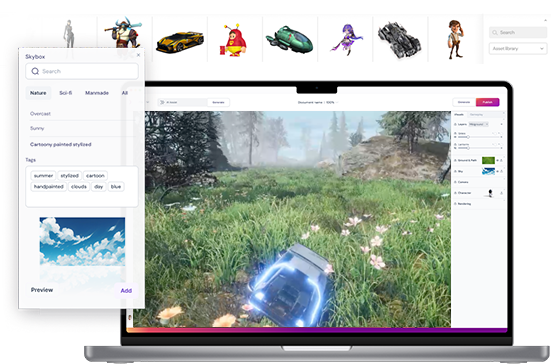 moonlander.ai - The first AI co-pilot for 3D game development