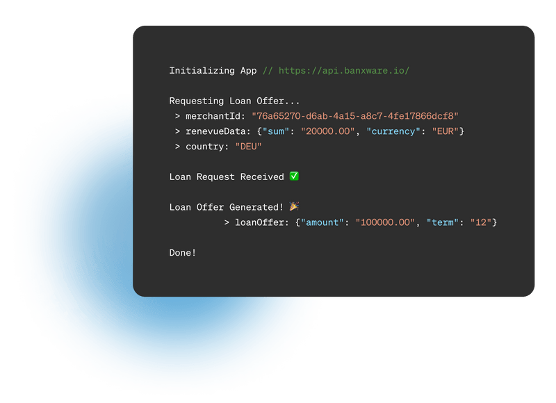 Banxware I Embedded lending fintech solutions for platforms
